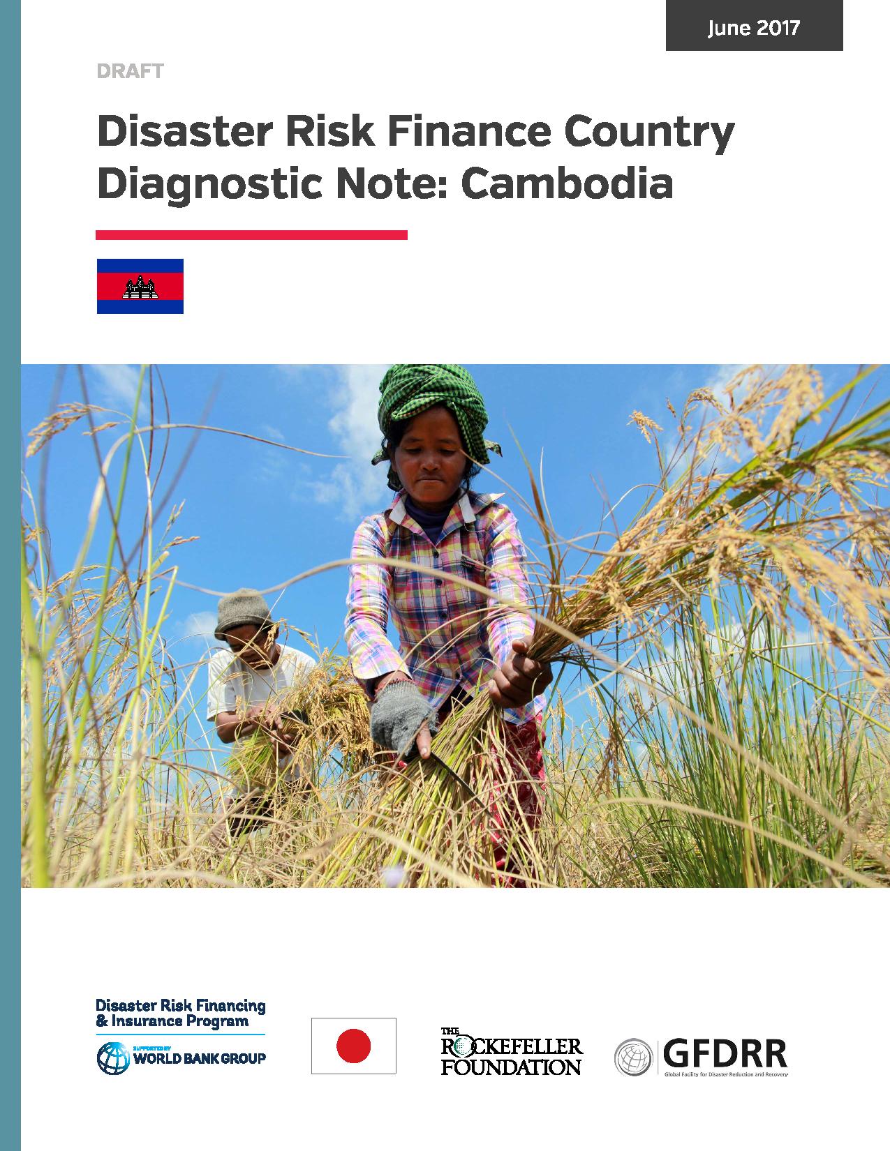 Disaster Risk Finance Country Diagnostic Note: Cambodia | GFDRR
